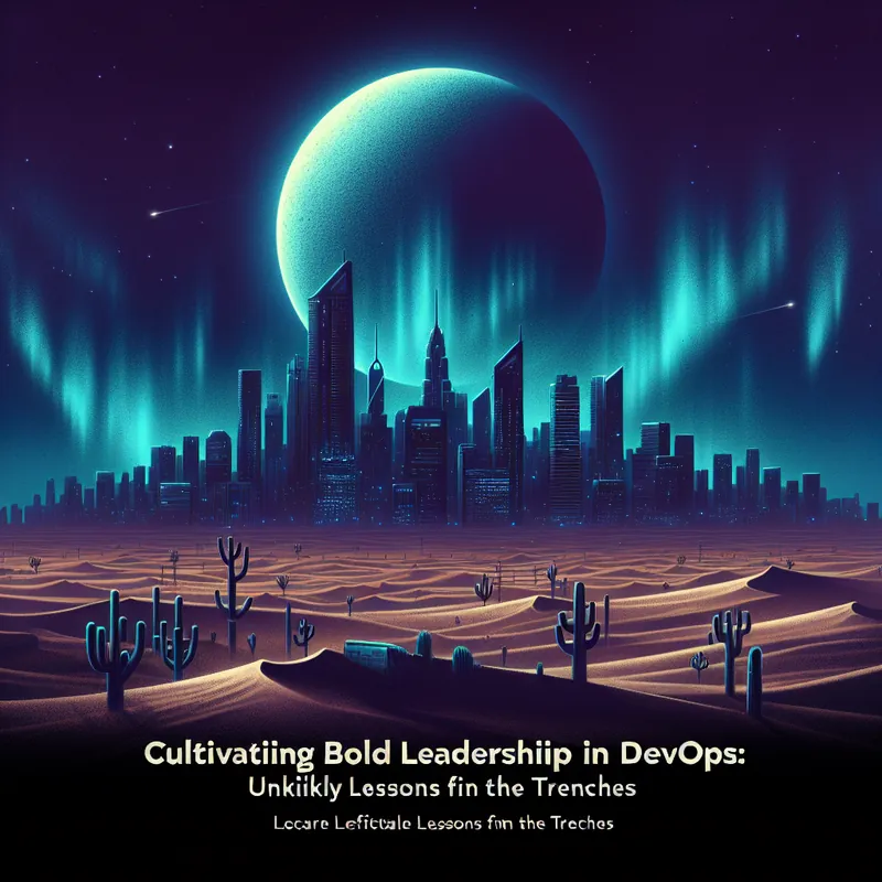 Cultivating Bold Leadership in DevOps: Unlikely Lessons from the Trenches - DevOps Oasis